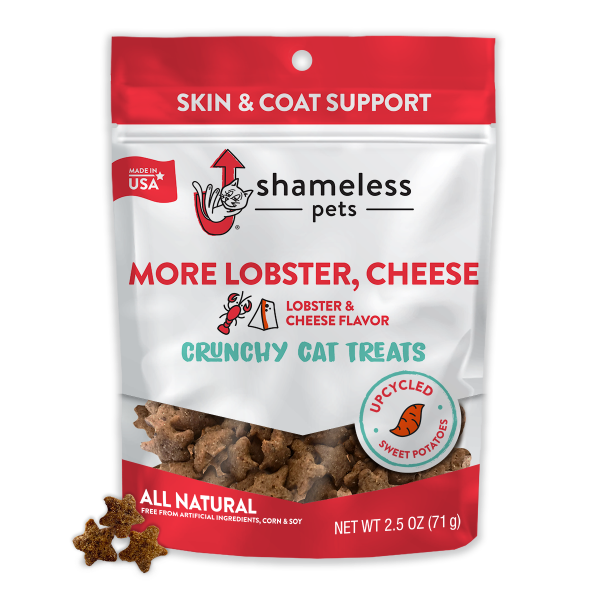 Shameless Pets Cat Treats More Lobster Cheese 2.5 oz - Pan Pacific Pet