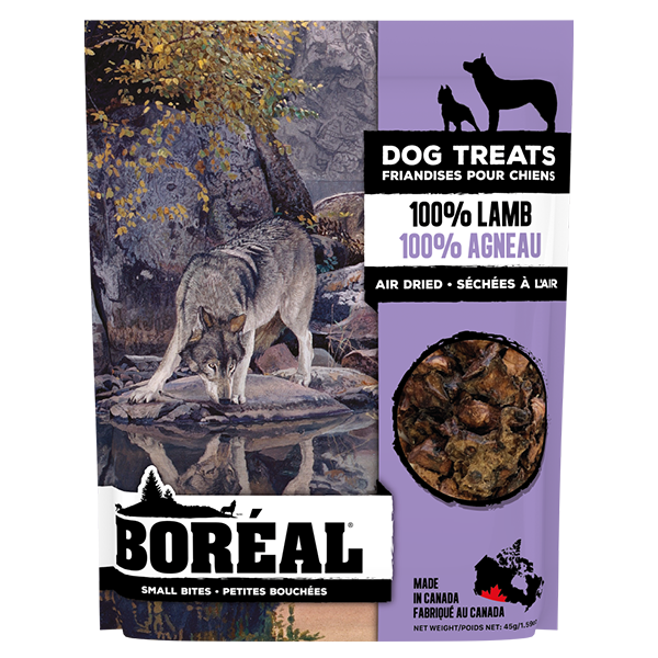 Boreal Dog Treats 100% Lamb Small Bites 45g - Pan Pacific Pet
