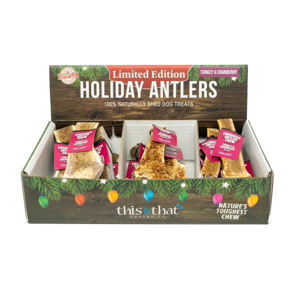 This&That Holiday Enhanced Antler PDQ Box Trky Crnbrry 18 pc - Pan ...
