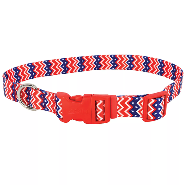 Styles Dog Collar Chevrons & Stars X-Sm 3/8"x8"-12" - Pan Pacific Pet